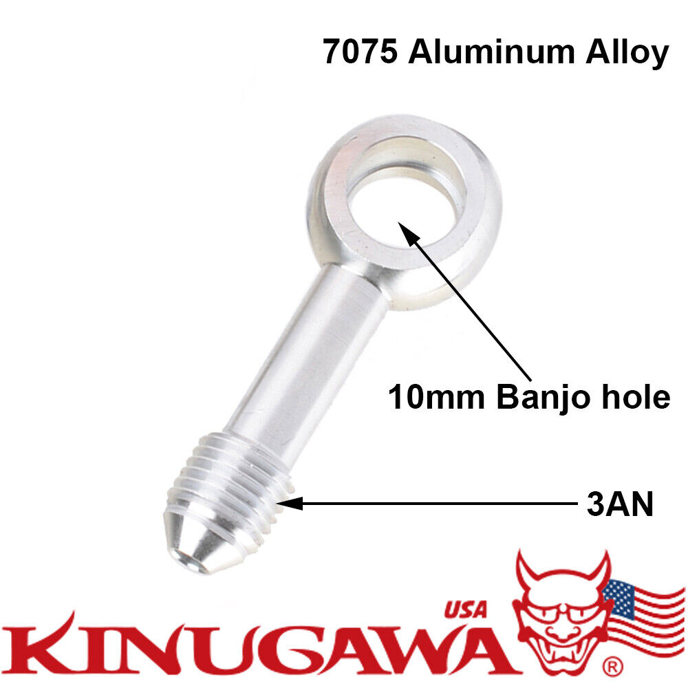 7075 Kinugawa 3AN AN3 Banjo Fitting Adapter motorcycle Brake / Turbo O – KINUGAWA TURBO USA