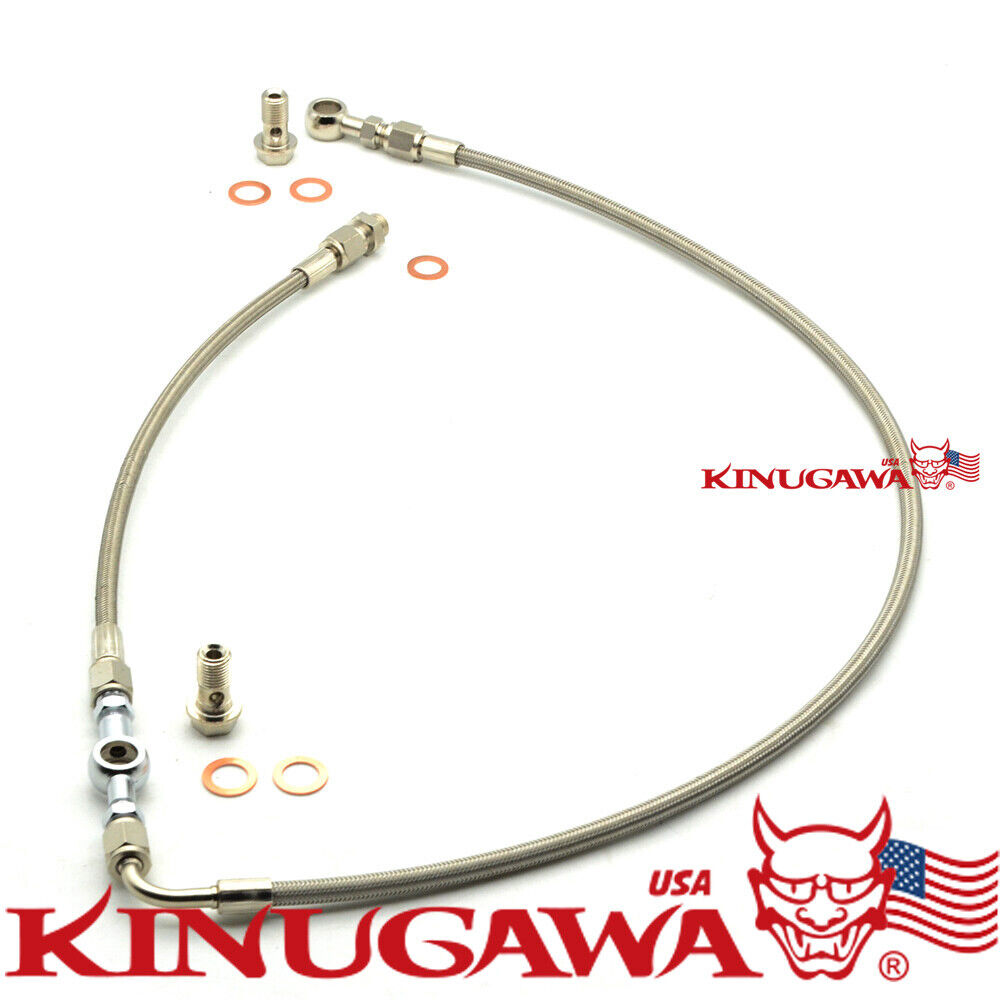 Kinugawa Turbo Oil Feed Line Kit for SUBARU AVCS Garrett G series G25 – KINUGAWA TURBO USA