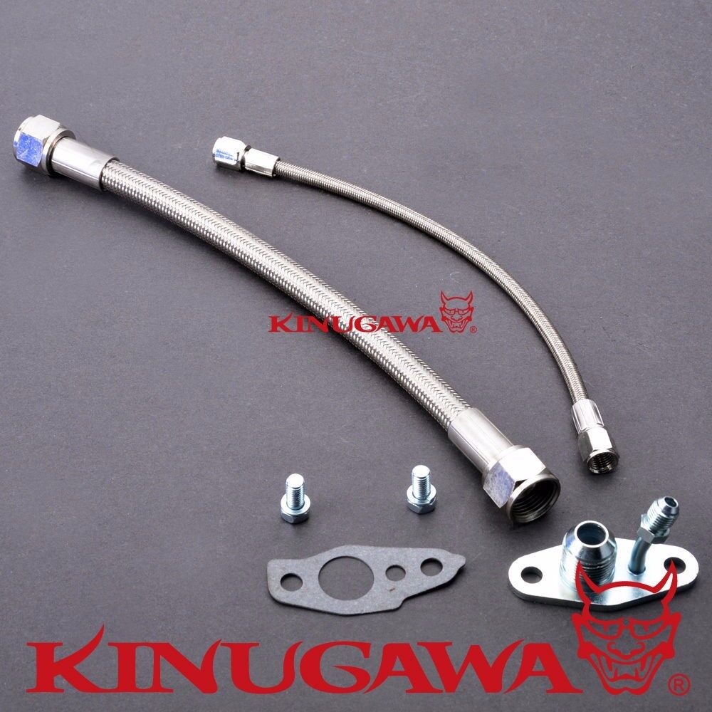 Kinugawa Turbo Oil Feed / Return Line TOYOTA CT12 CT20 CT26 4AN / 10AN ...